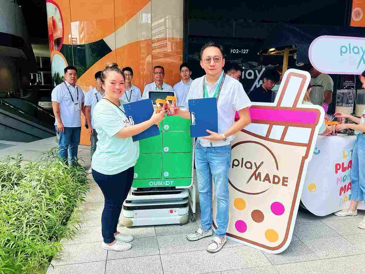 PlayMade Partners with QuikBot to Trial Autonomous Bubble Tea Deliveries in Singapore ...
